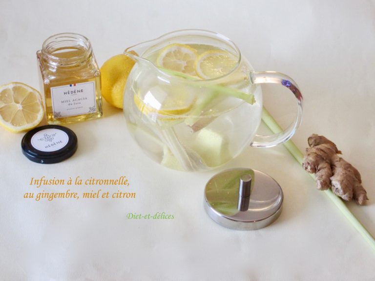 Infusion à la citronnelle, au gingembre, miel et citron : Diet ...