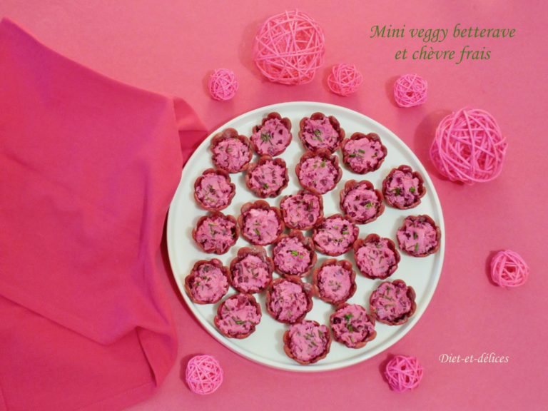 Mini veggy betterave et chèvre frais : Diet & Délices - Recettes ...