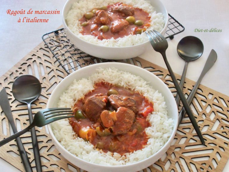 Ragoût de marcassin à l’italienne : Diet & Délices - Recettes dietétiques