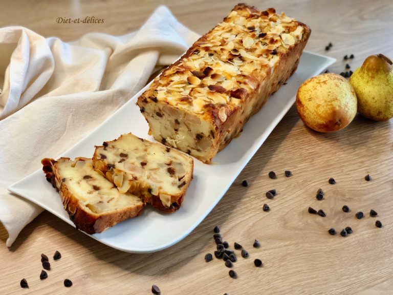 Pudding diplomate aux poires et pépites de chocolat : Diet & Délices ...